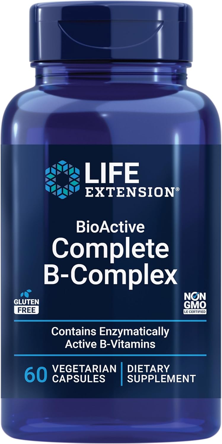 Life Extension Bioactive Complete B Complex 60 Capsules 5347
