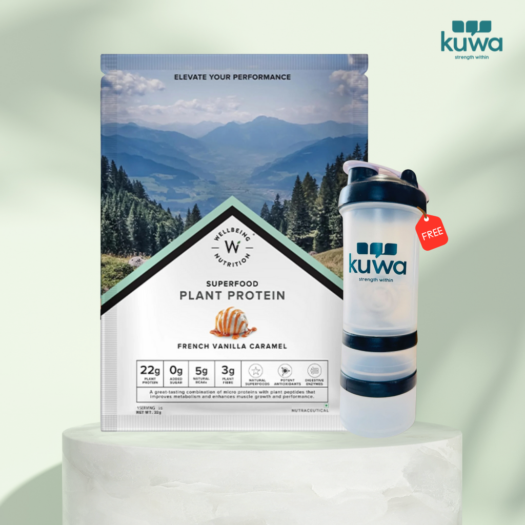 Buy Wellbeing Nutrition Organic Vegan Plant Protein Isolate Powder ...