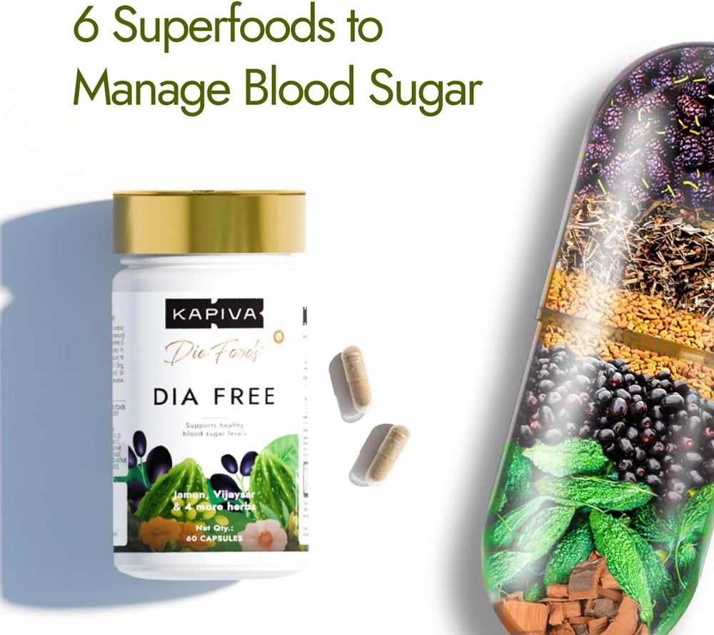 Kapiva Dia Free Capsules 60