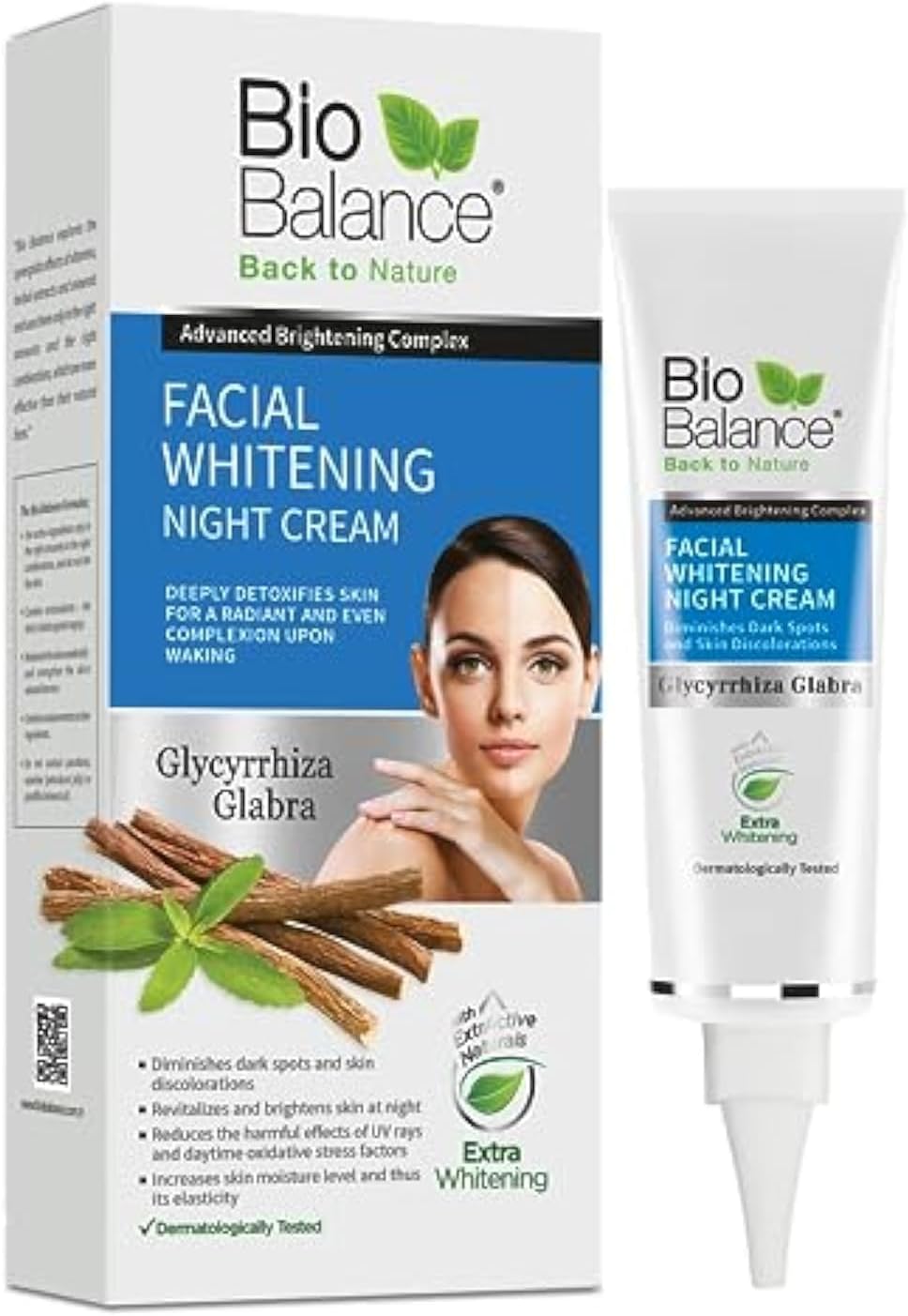 BioBalance Facial Whitening Night Cream, 55 Ml – Kuwa Supplements - UAE