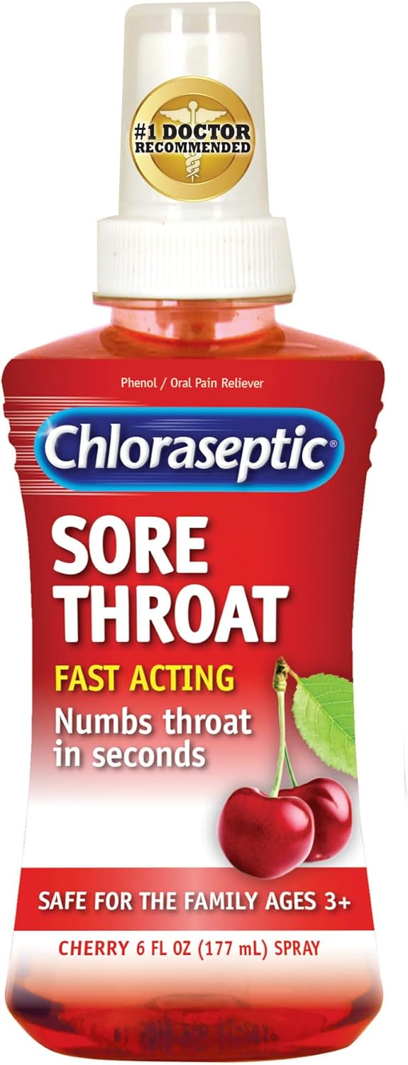 Chloraseptic Max Sore throat Wild Berries 18 Lozengers – Kuwa ...