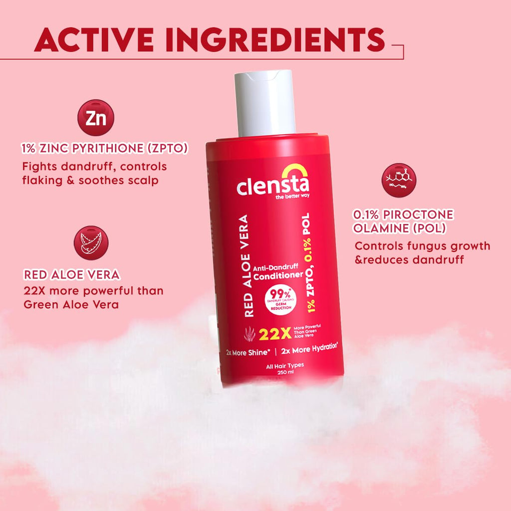 Buy Complete Dandruff Care : Clensta Red Aloe Vera Anti-Dandruff ...