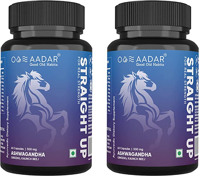 Buy AADAR Ayurveda Straight Up Capsule (60 Capsules) Online