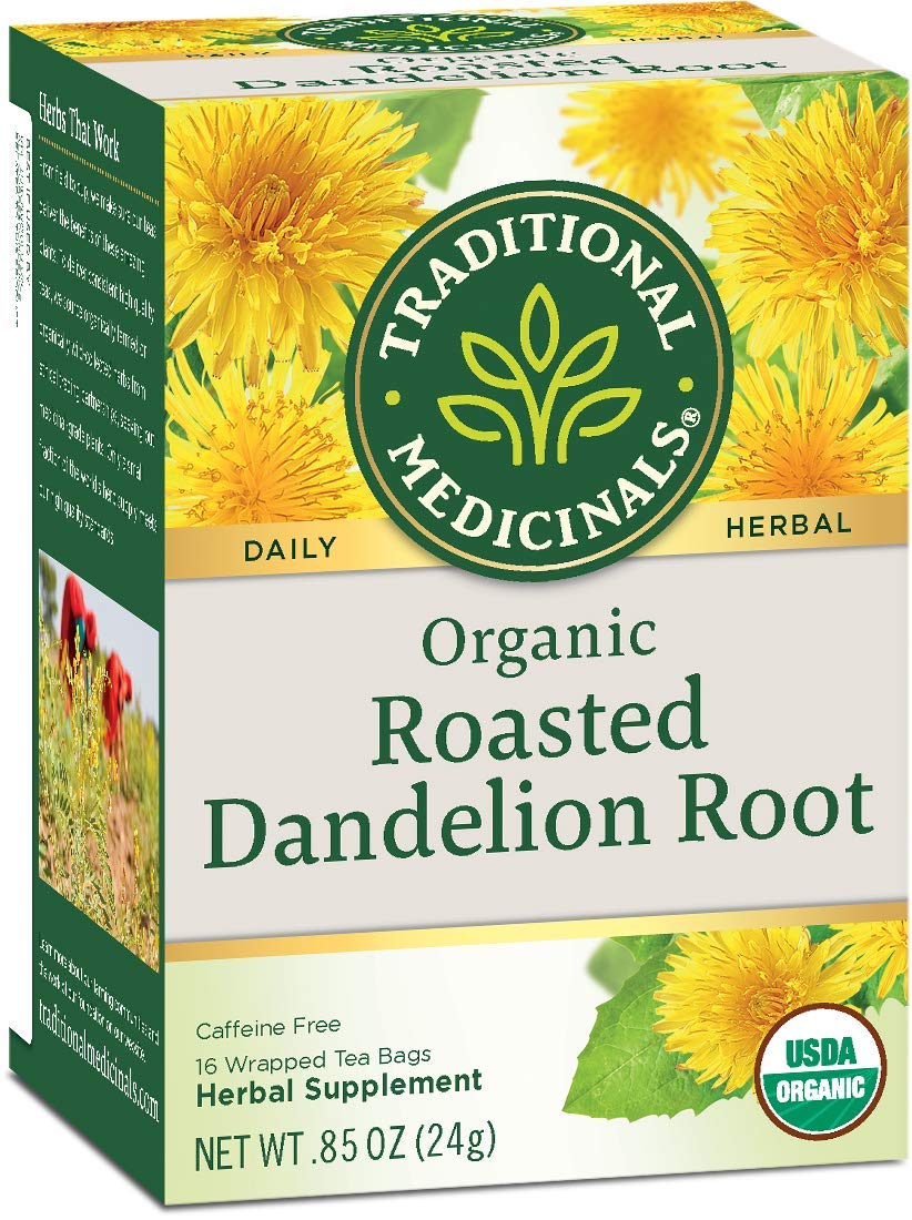 Traditional Medicinal Roasted Dandelion Root, 16 Teabags – Kuwa ...