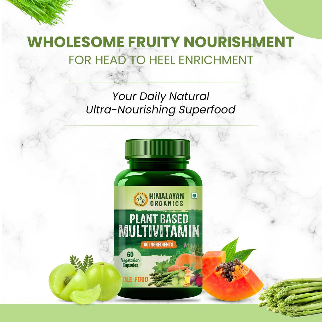 Buy Himalayan Organics Plant Based Multivitamin 60 Tablets Online