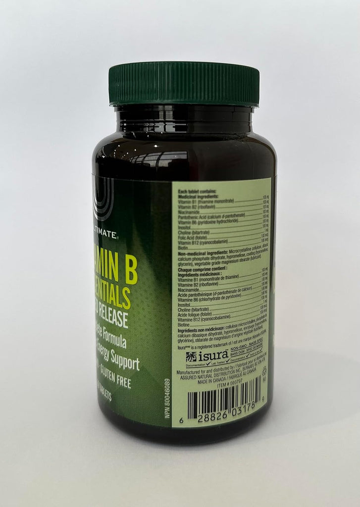 Buy Ultimate Vitamin B Essentials Timed Release 60 Tablets Online