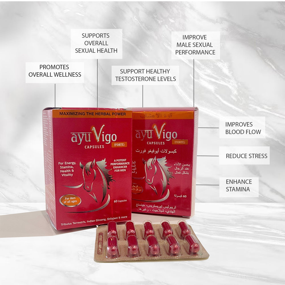 Buy Ayuvigo Forte Capsules 60's for Men's Health Online