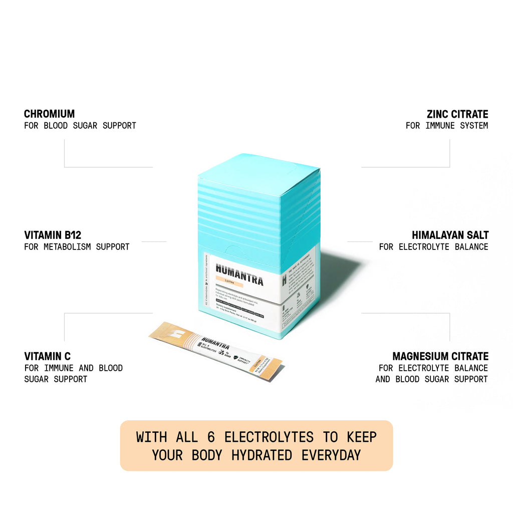 Buy Humantra Electrolyte Lychee flavour 70g Online