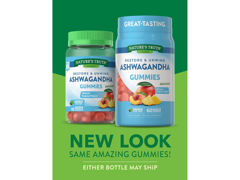Buy Nature's Truth Ashwagandha Gummies 60 Tropical Flavor Gummies Online