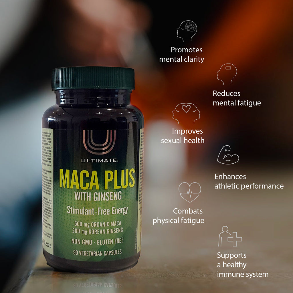 Buy Ultimate MACA PLUS with Ginseng 90 Capsules Online